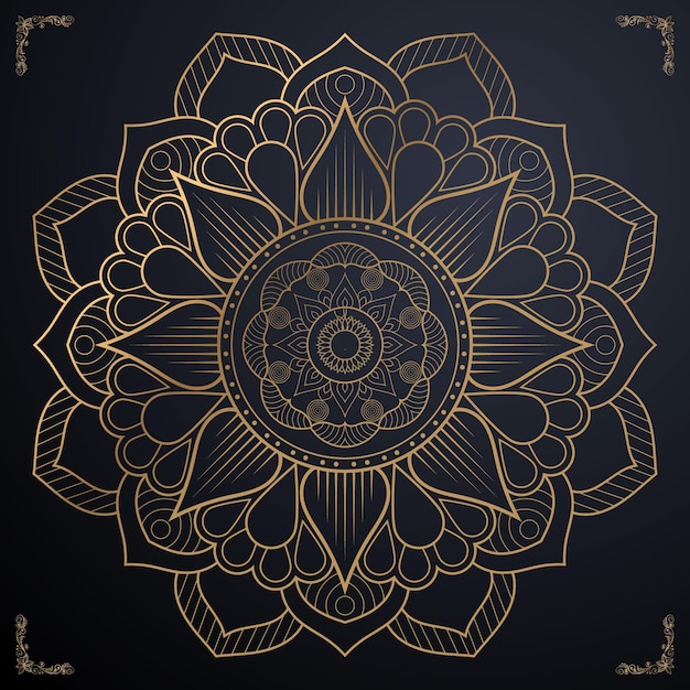 Premium Vector | Simple mandala vector art print Premium Vector | Simple mandala vector art print