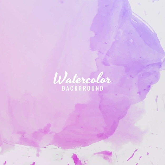 Premium Vector Soft Purple Watercolor Background