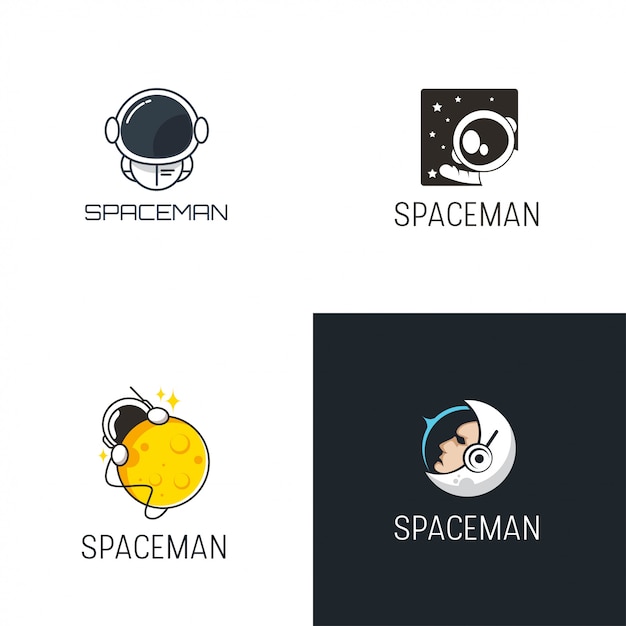 Premium Vector | Spaceman logo design Premium Vector | Spaceman logo design