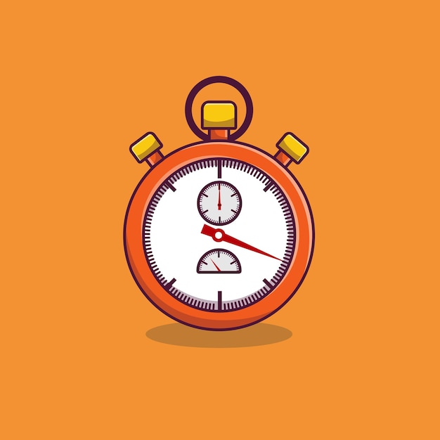 Premium Vector | Stopwatch cartoon vector stopwatch timer cartoon icon ... Premium Vector | Stopwatch cartoon vector stopwatch timer cartoon icon ...