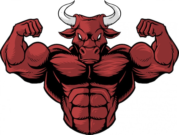 Premium Vector | Strong bull 1 Premium Vector | Strong bull 1