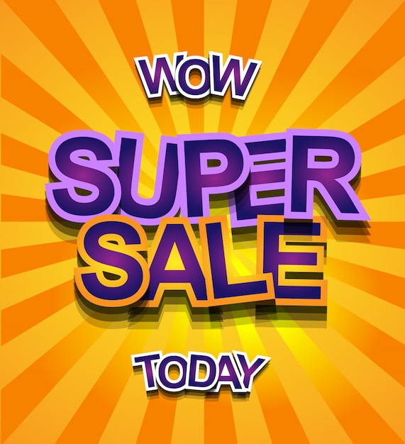 Premium Vector Super Sale Today Banner
