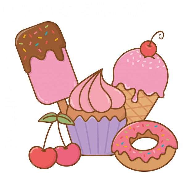 Premium Vector Sweet Desserts Icon