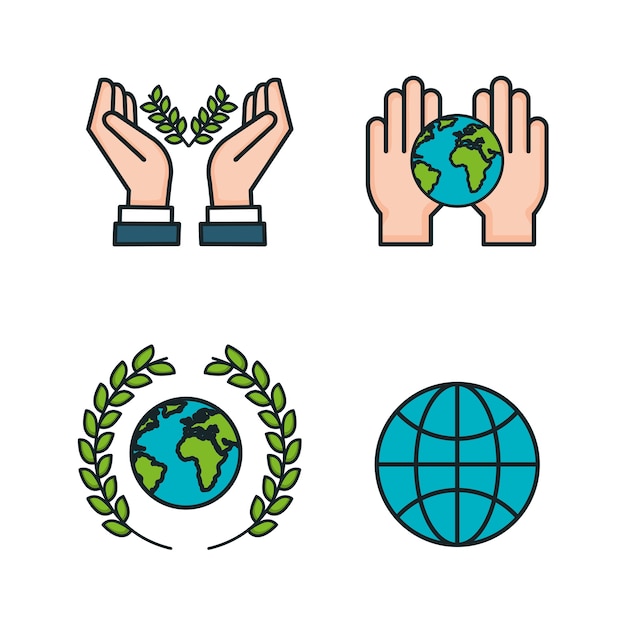 Premium Vector | Symbols peace for international peace day icons Premium Vector | Symbols peace for international peace day icons