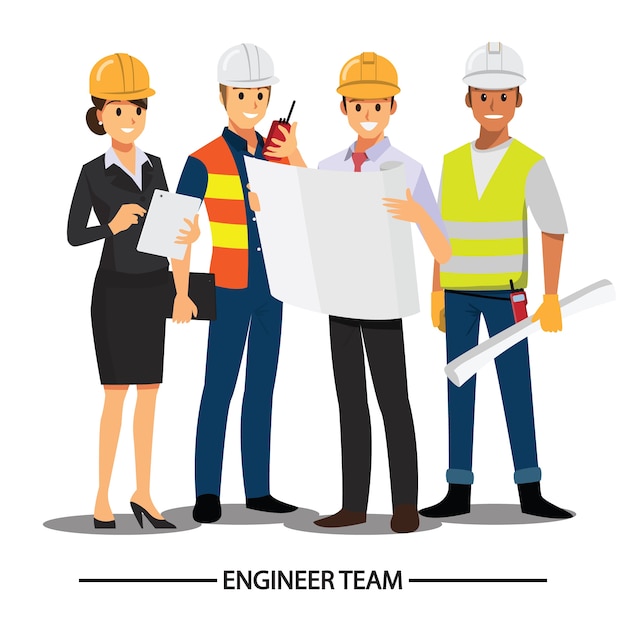 Premium Vector | Technician, builders, engineers and mechanics Premium Vector | Technician, builders, engineers and mechanics