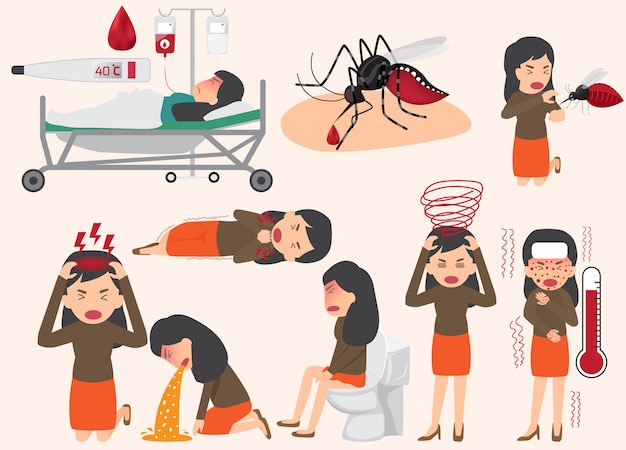 Premium Vector | Template design of details dengue fever or flu and ... Premium Vector | Template design of details dengue fever or flu and ...
