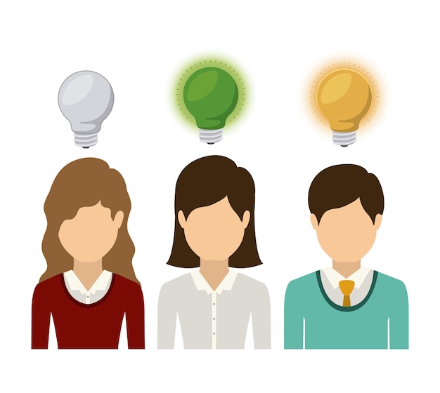 Premium Vector | Think people design Premium Vector | Think people design