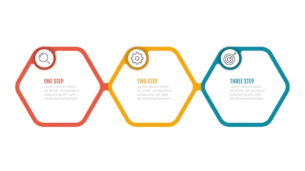 Premium Vector | Timeline infographic template for business process steps Premium Vector | Timeline infographic template for business process steps