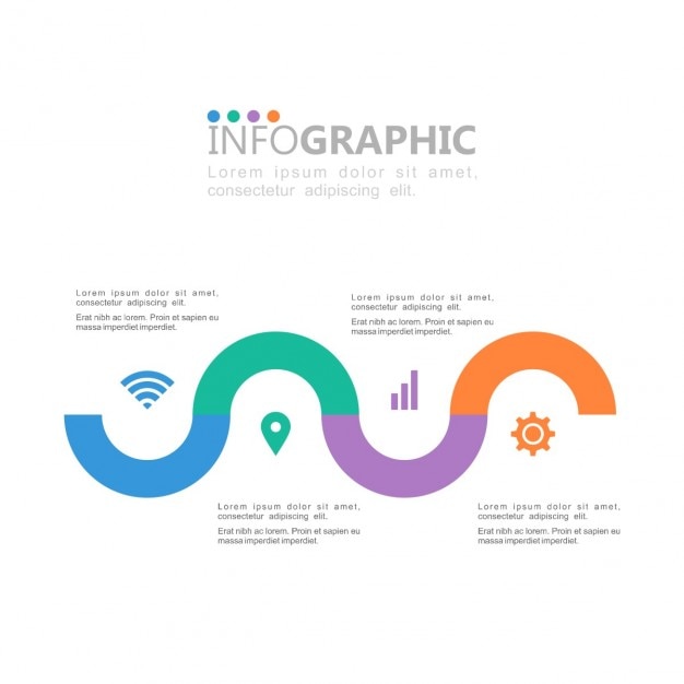 Timeline infographics template | Free Vector Timeline infographics template | Free Vector