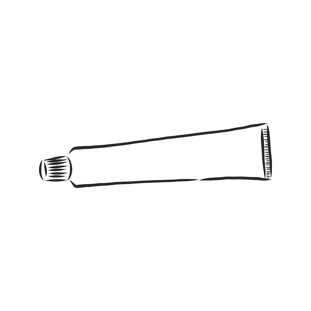 Premium Vector | Toothpaste vector sketch illustration Premium Vector | Toothpaste vector sketch illustration