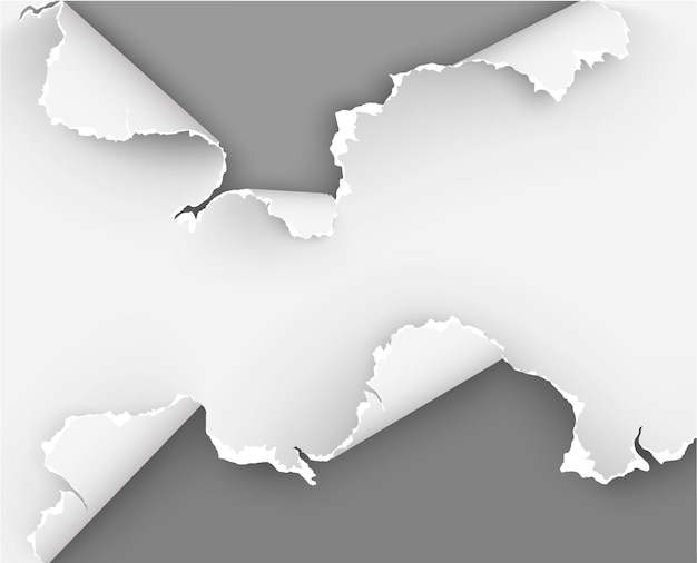 Premium Vector | Torn ripped paper. Premium Vector | Torn ripped paper.