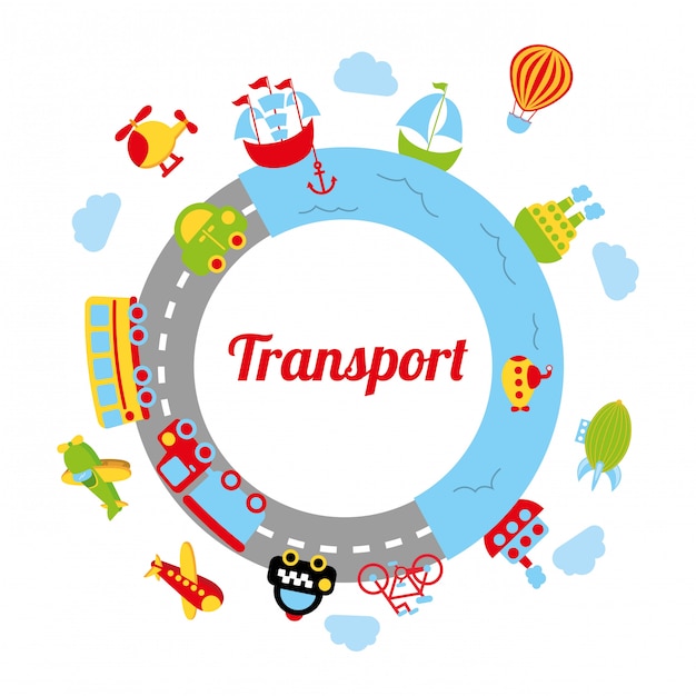 Premium Vector | Transport design over white background vector illustration Premium Vector | Transport design over white background vector illustration