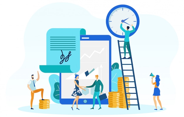 Premium Vector | Various business activities illustration Premium Vector | Various business activities illustration
