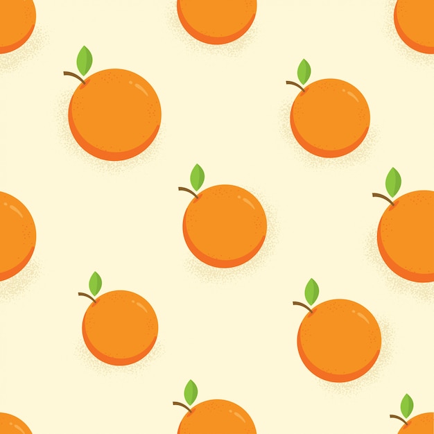 Premium Vector | Vector orange seamless pattern Premium Vector | Vector orange seamless pattern
