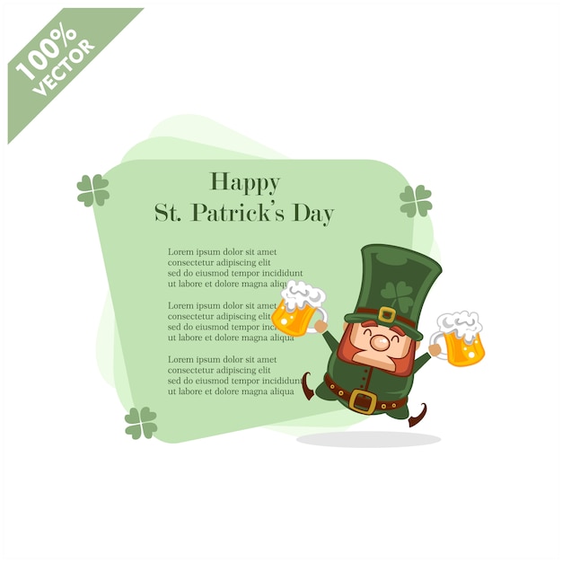 Premium Vector | Vector saint patrick’s day layout frame border with ... Premium Vector | Vector saint patrick’s day layout frame border with ...