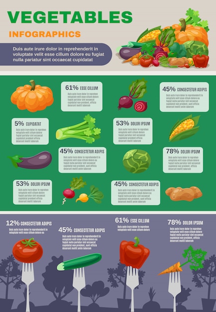 Vegetables Infographic