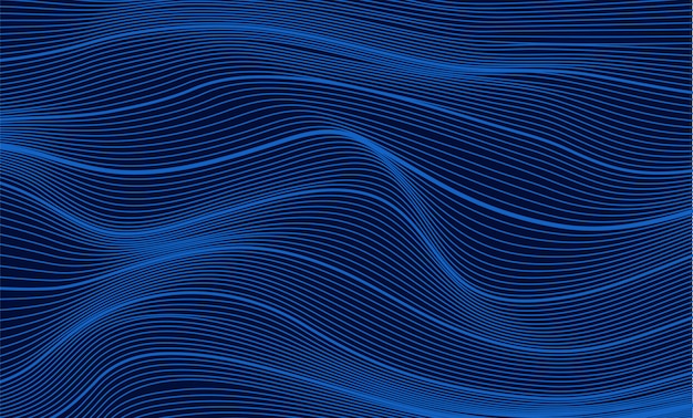 Premium Vector | Vibrant blue abstract wave background Premium Vector | Vibrant blue abstract wave background