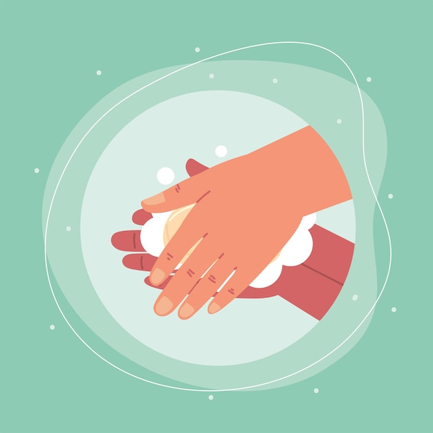 Premium Vector | Wash your hands Premium Vector | Wash your hands