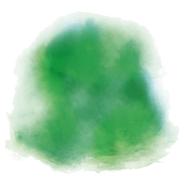 Premium Vector Watercolor Green Splash