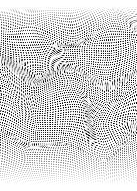 Wave mesh with connected black dots. connections dynamic particles ... Wave mesh with connected black dots. connections dynamic particles ...