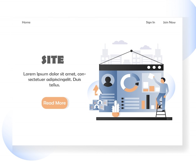 Premium Vector | Web developer vector website landing page banner template Premium Vector | Web developer vector website landing page banner template