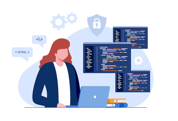 Premium Vector | Web development. programming languages. css, html, it ... Premium Vector | Web development. programming languages. css, html, it ...