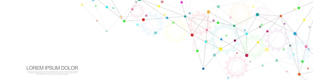 Premium Vector Website Header Or Banner Design With Abstract Geometric Background And