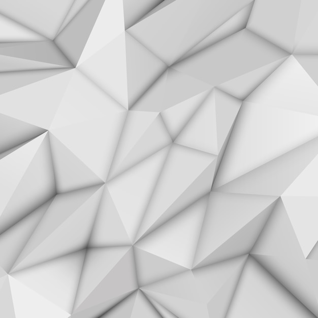 Premium Vector | White abstract polygonal background Premium Vector | White abstract polygonal background