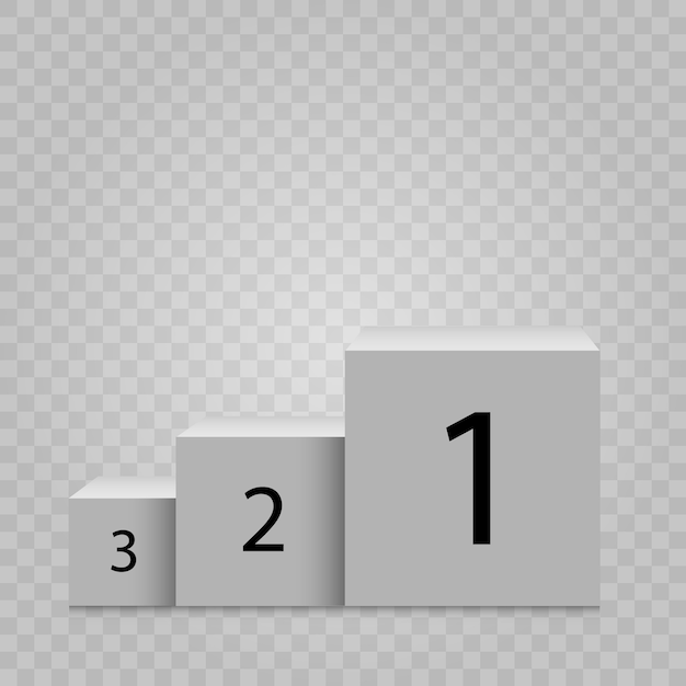 Premium Vector | White podium Premium Vector | White podium