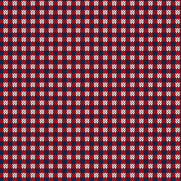 Premium Vector | Winter holiday seamless knitted pattern. nordic sweater Premium Vector | Winter holiday seamless knitted pattern. nordic sweater