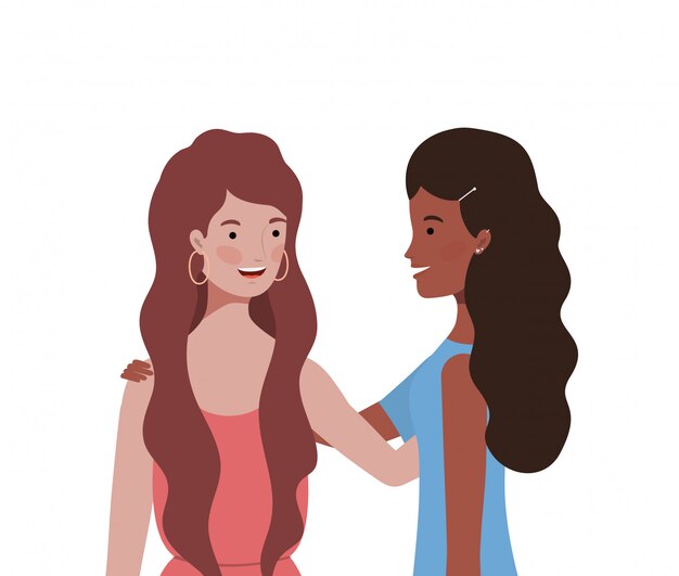 Premium Vector | Young women Premium Vector | Young women