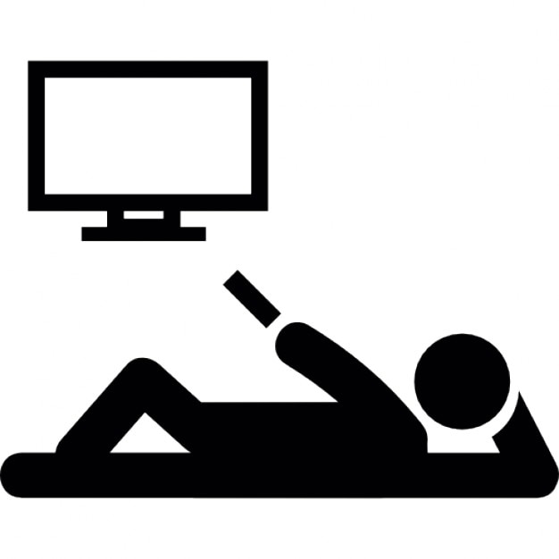 Personne à regarder la télévision | Télécharger Icons gratuitement Personne à regarder la télévision | Télécharger Icons gratuitement