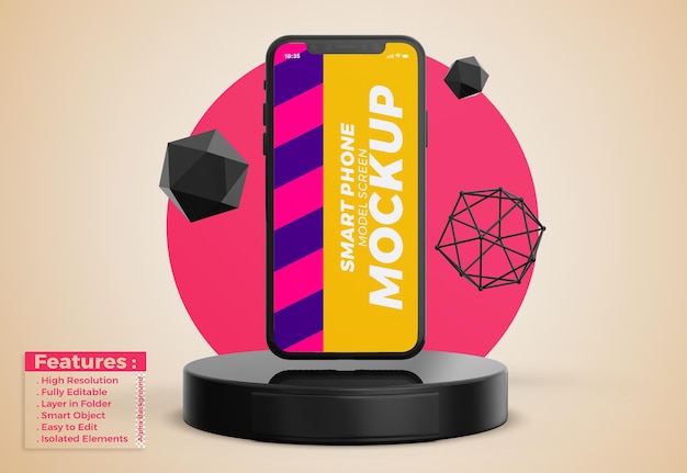 Maqueta de teléfono móvil con diseño y colores editables | Archivo PSD ... Maqueta de teléfono móvil con diseño y colores editables | Archivo PSD ...