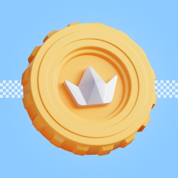 Icône De Pièce D'or Rendu 3d Isolé Psd Premium | PSD Premium Icône De Pièce D'or Rendu 3d Isolé Psd Premium | PSD Premium