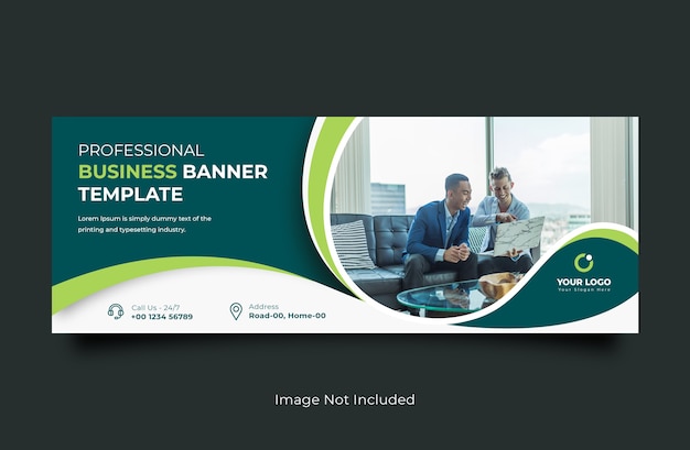Modèle De Bannière De Couverture Facebook Entreprise | PSD Premium Modèle De Bannière De Couverture Facebook Entreprise | PSD Premium