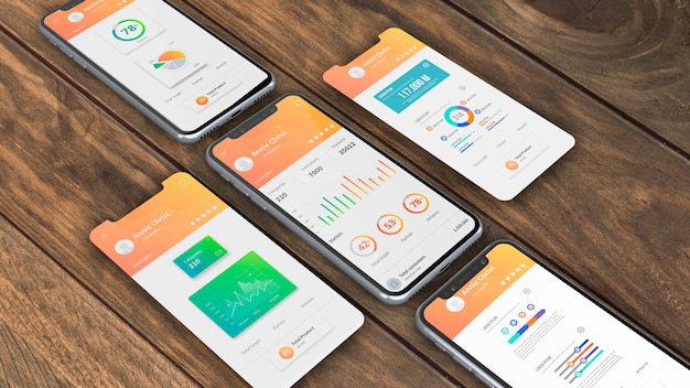 Smartphone Maquette Pour Les Applications | PSD Gratuite Smartphone Maquette Pour Les Applications | PSD Gratuite