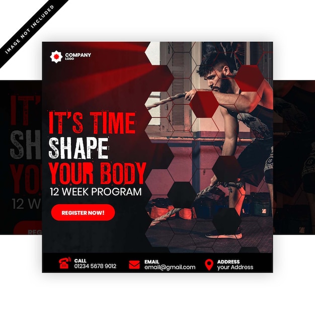 Gym poster | PSD Premium Gym poster | PSD Premium