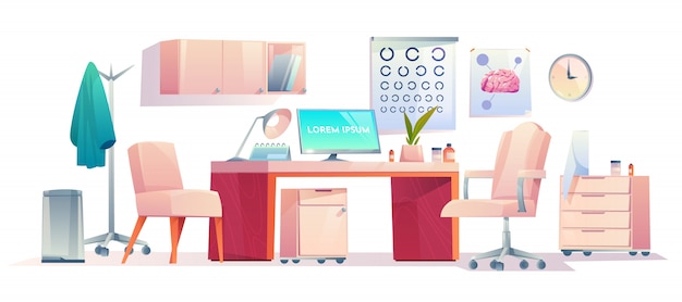 Cabinet De Médecin-thérapeute | Vecteur Gratuite Cabinet De Médecin-thérapeute | Vecteur Gratuite