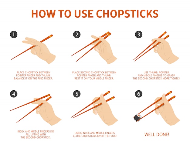 Comment Utiliser Les Instructions De Baguettes Chinoises Ou Japonaises ... Comment Utiliser Les Instructions De Baguettes Chinoises Ou Japonaises ...