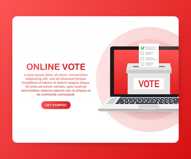 Concept De Vecteur Plat Isométrique Vote En Ligne, Vote électronique ... Concept De Vecteur Plat Isométrique Vote En Ligne, Vote électronique ...