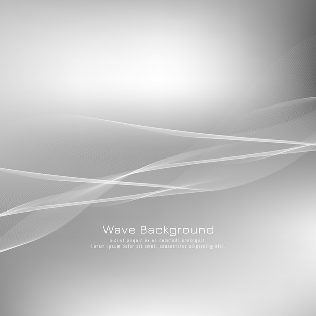 Conception De Fond Abstrait Vague Grise | Vecteur Gratuite Conception De Fond Abstrait Vague Grise | Vecteur Gratuite
