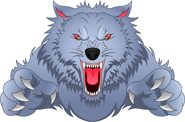 Dessin Animé De Loup | Vecteur Premium Dessin Animé De Loup | Vecteur Premium