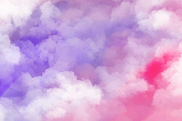 Fond De Nuage De Ciel Pastel Aquarelle Peint à La Main | Vecteur Gratuite Fond De Nuage De Ciel Pastel Aquarelle Peint à La Main | Vecteur Gratuite