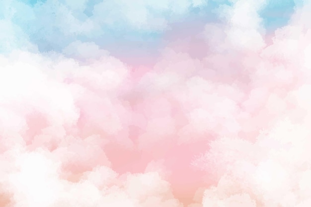 Fond De Nuage De Ciel Pastel Aquarelle Peint à La Main | Vecteur Gratuite Fond De Nuage De Ciel Pastel Aquarelle Peint à La Main | Vecteur Gratuite