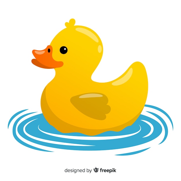 Illustration De Mignon Canard Jaune En Caoutchouc Sur L'eau | Vecteur ... Illustration De Mignon Canard Jaune En Caoutchouc Sur L'eau | Vecteur ...