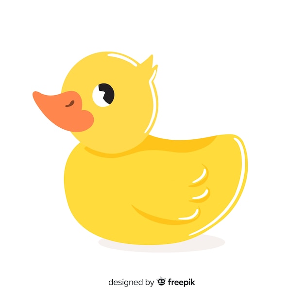 Mignon Canard En Caoutchouc Jaune | Vecteur Gratuite Mignon Canard En Caoutchouc Jaune | Vecteur Gratuite