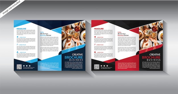 Modèle De Brochure à Trois Volets Pour Le Dépliant De Présentation ... Modèle De Brochure à Trois Volets Pour Le Dépliant De Présentation ...