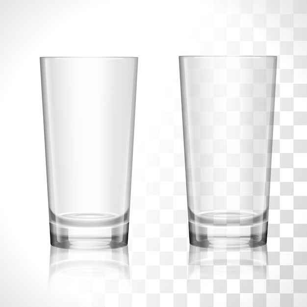 Conjunto de vasos vacíos | Vector Premium Conjunto de vasos vacíos | Vector Premium
