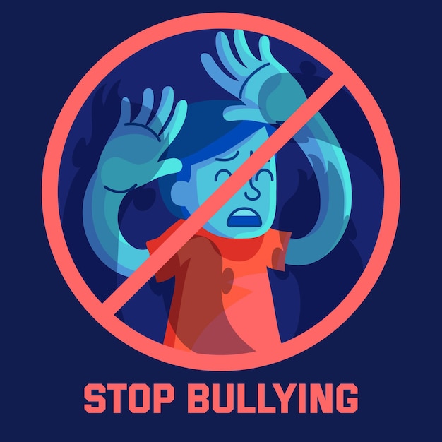 Detener el concepto de bullying | Vector Gratis Detener el concepto de bullying | Vector Gratis