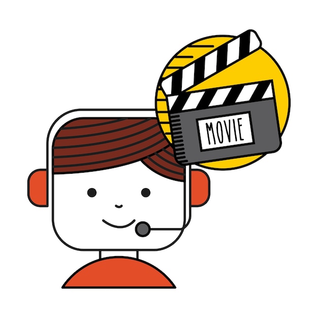 Diseño de entretenimiento de película | Vector Premium Diseño de entretenimiento de película | Vector Premium